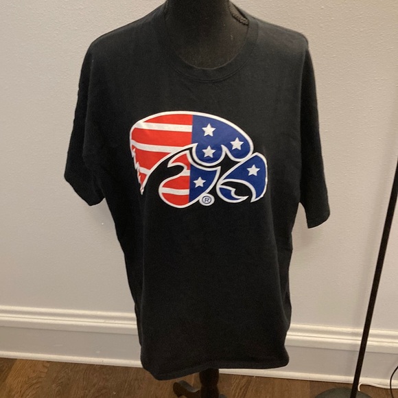 Top of the World | Shirts | Iowa Hawkeyes Red White And Blue Tigerhawk ...